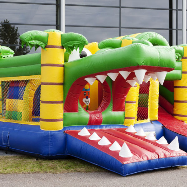 Springkussen “Krokodil Multiplay” – MijnPartyservice